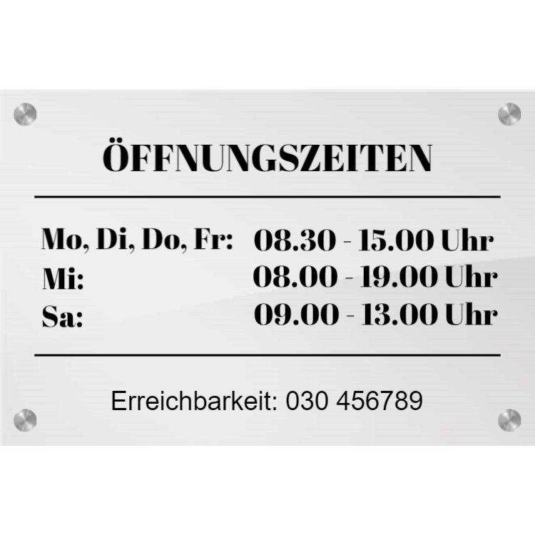 Praxisschild | Marktek