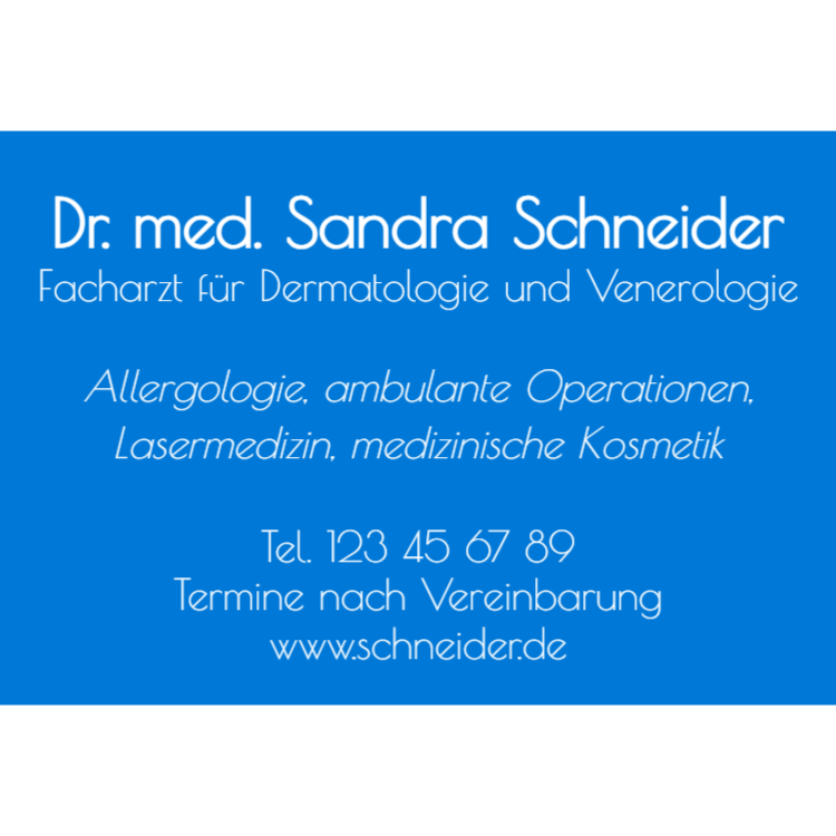 Praxisschild | Marktek