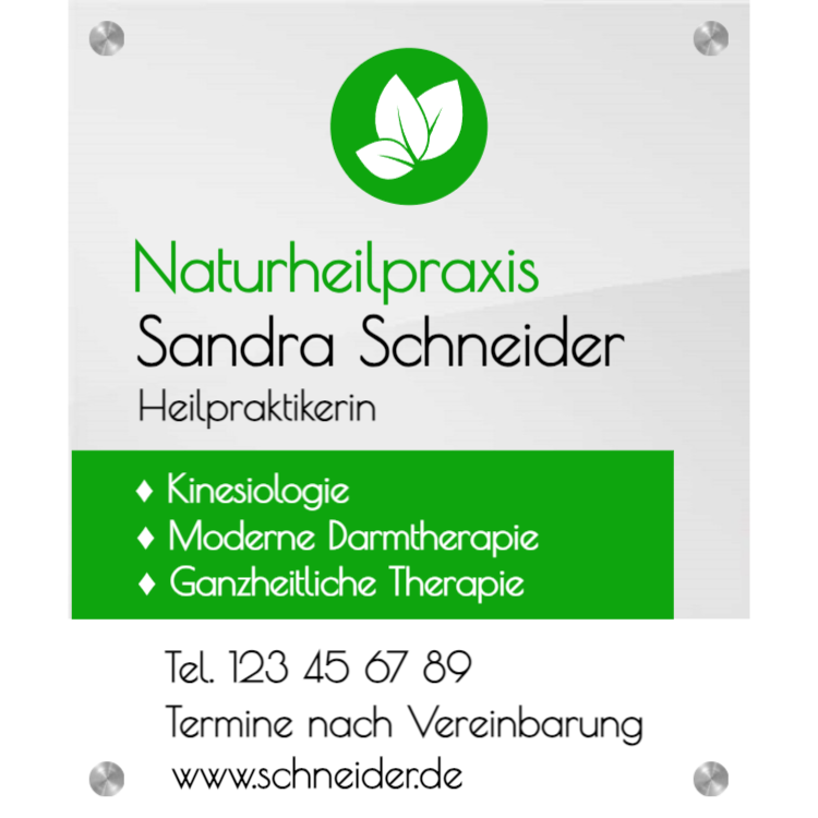 Praxisschild | Marktek